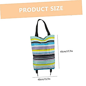 ULTECHNOVO Suitcase Oxford Cloth Shopping Telescopic