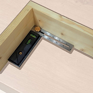 Milescraft 8406 Exactor - 9-in-1 Multi-Purpose, Measuring and Marking Tool for Woodworking and More