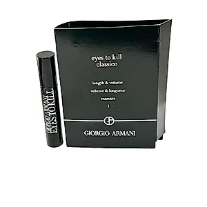 Giorgio Armani Mascara Eyes To Kill Classico Length & Volume - MINI TRAVEL SIZE - SMALL 2 ML 0.06 FL OZ