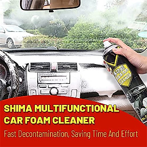 Wxgreats Shima Foam Cleaner - 650ml Shima Multifunctional Foam Cleaner, All Purpose Bubble Cleaner, the Best Powerful Stain Removal Kit for Car and House Cleaning