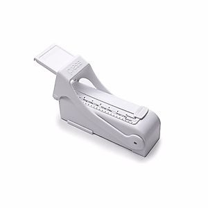 KitchenArt Buttermate Butter Cutter Slicer, Measuring Dispenser and Keeper, White