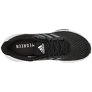 adidas Men's EQ21 Running Shoe Black/Iron Metallic/Carbon 10