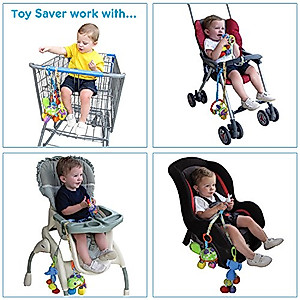 Stop The Dropsy 3-in-1 Pack for Sippy Cup, Pacifier, Toys (Gray Love)