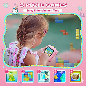 CAMCLID Kids Camera Instant Print, 12MP & 1080P Instant Camera for Kids with 32G Card & Print Paper, Selfie Digital Video Camera for Toddler,Christmas Birthday Gifts for Girls Boy Age 3-12 (Pink)