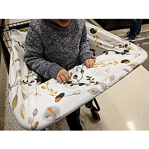 Pobi Baby Car Seat Covers and Nursing Cover - Soft and Stretchy Unisex Pattern (Luxury)