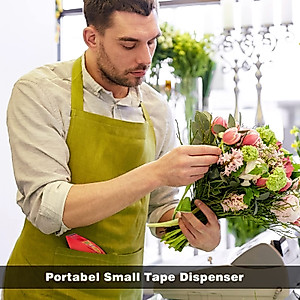 Packing Tape with Dispenser Clear Noiseless Packaging Tape for Shipping Moving Strong Sealing Adhesive Industrial Depot Tapes for Storage 1.96 inch x 33 Yards 1” Core 3 Pack