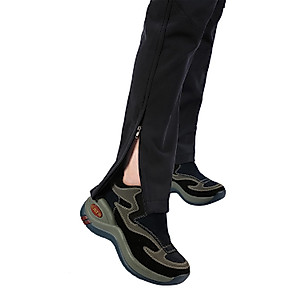 Singbring Women's Winter Outdoor Fleece Waterproof Windproof Insulated Ski Snow Hiking Workout pants W28-W30 Medium Black(W801F31/Black/M)