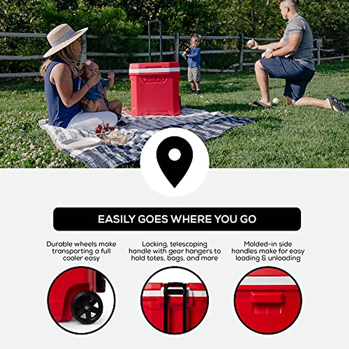 Igloo Red Profile II 60 Roller