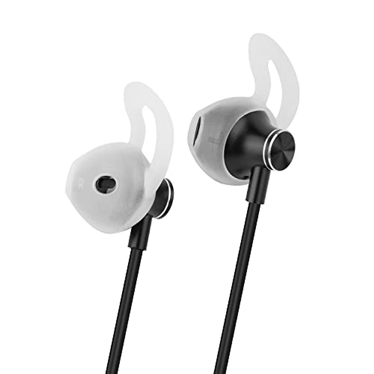 ZXQ Q2 Wireless Neckband Bluetooth Headphones, Neckband Earbuds with Magnetic, Sport Earphones with Microphone, Upgrade 15 Hours Playtime,USB Type C Charge, with Carry Case Ear Hook (Black)