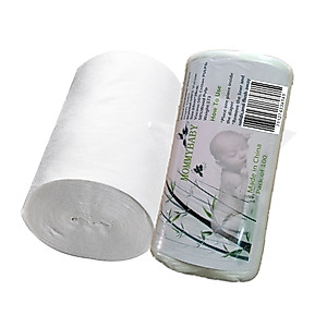 Lilbit 2 Rolls Baby Biodegradable Flushable Viscose Nappy Liners 100 Sheets Per Roll for Cloth Diaper