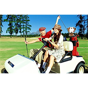 Golf Club Head Cover Funny Cartoon Golf Animal Wood Pole Set Suitable for 460 cc (brown)