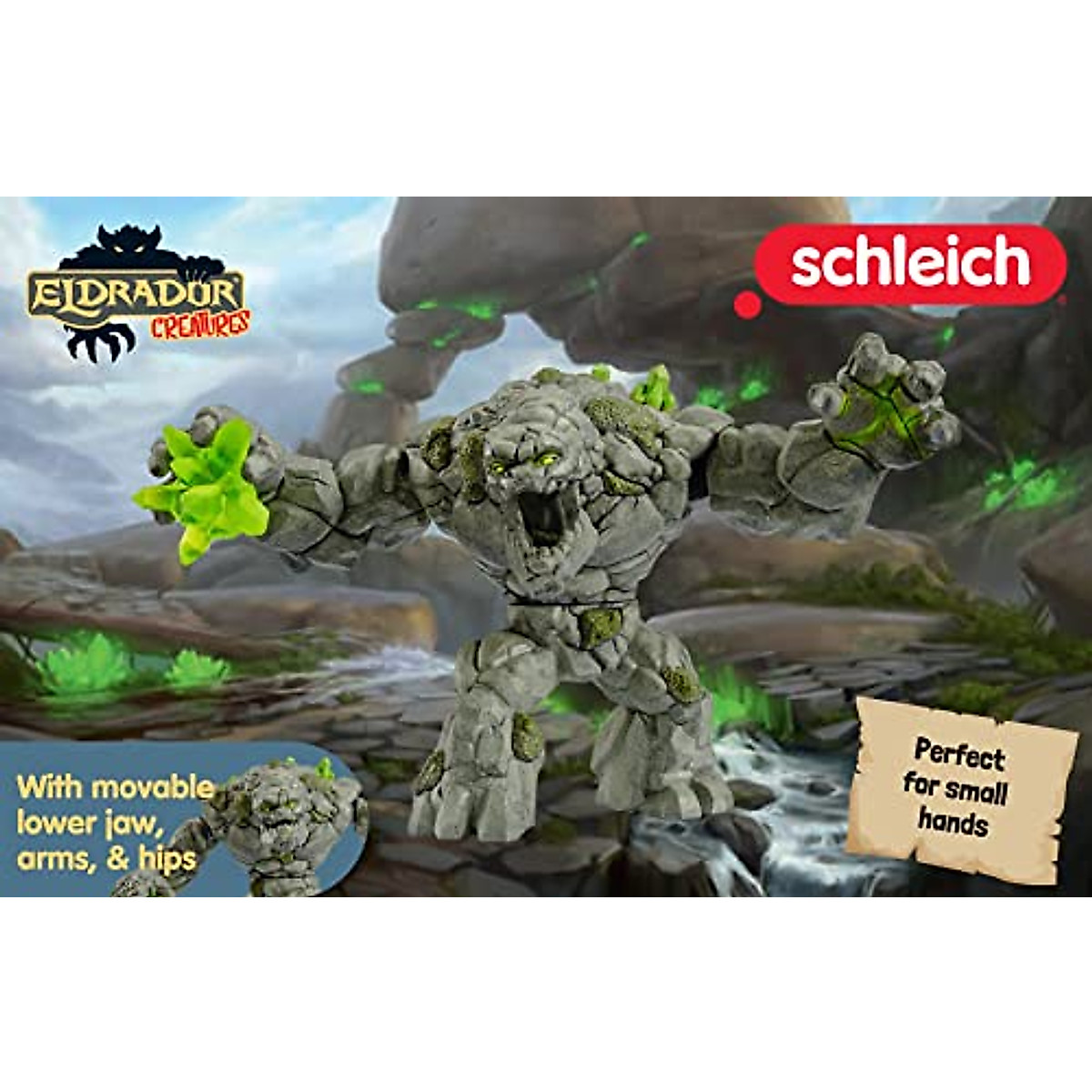 Schleich Eldrador Creatures Stone Monster Action Figure Toy for Kids Ages 7-12