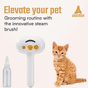 Cat Steam Brush 2024 New Rechargeable Self-Cleaning Pet Grooming Tool for Indoor Cats Long and Short Hair Cats and Dogs Steamy Hair Comb Steamy Massage Shedding Relief