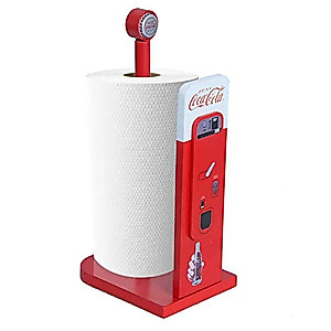 SUNBELTGIFTS 1950’s Coca-Cola Vending Machine Paper Towel Holder - Easy Assembly (4400-63)