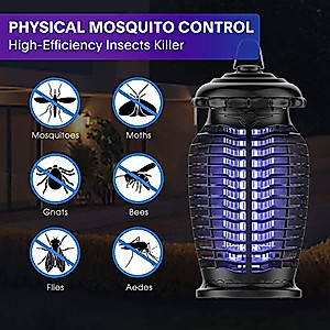 Bug Zapper Electronic Mosquito Zapper,Pest Trap for Fly Zapper Gnat Moth,Insect Killer for Home Garden