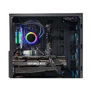 Velztorm Archux Gaming and Entertainment Desktop PC (AMD Ryzen 7 3700X 8-Core, 16GB RAM, 1TB PCIe SSD + 3TB HDD (3.5), RTX 3060, 4xUSB 3.1, 1xUSB 3.0, 2xHDMI, Win 10 Home), black