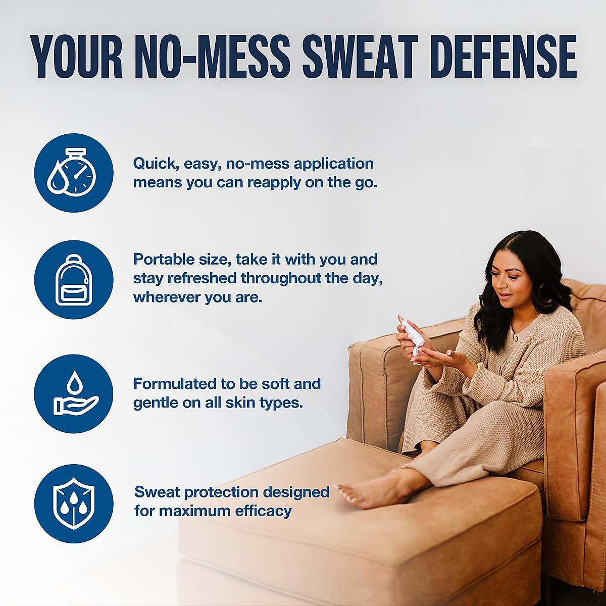 Carpe Antiperspirant Foot Lotion, A dermatologist-recommended solution to stop sweaty, smelly feet, Helps prevent blisters, Great for hyperhidrosis