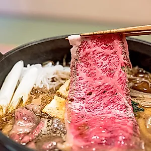 TIKUSAN Japanese Cast Iron Hot Pot Sukiyaki Nabe Pan Made in Japan (10.2" (26cm))