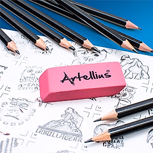 Pink Erasers Pack of 100 - Large Size, Latex & Smudge Free - Bulk School Supplies for Classrooms, Teachers, Homeschool, Office, Art Class, and More!