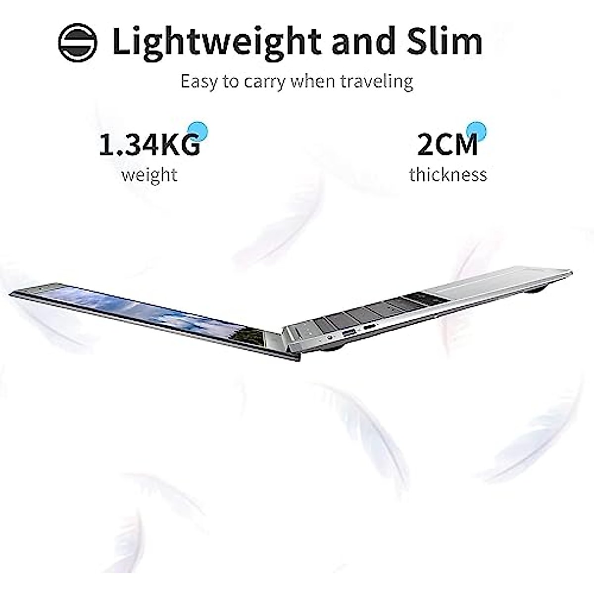 SGIN 15.6 Inch Laptop, 4GB DDR4 128GB SSD Windows 11 Laptops with Intel Celeron Quad Core J4105(up to 2.5 GHz), Intel UHD Graphics 600, Mini HDMI, WiFi, Webcam, USB3.0, Bluetooth 4.2
