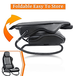 Upgrade Floor Chair Rocker Chair Floor Gaming Chair for Teens, Lightweight Design Without armrests Game Chairs with Folding Backrest, Lazy Sofa Lounger for TV,Reading,Playing. Black Silver