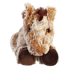 Aurora® Adorable Mini Flopsie™ Mocha Horse™ Stuffed Animal - Playful Ease - Timeless Companions - Brown 8 Inches