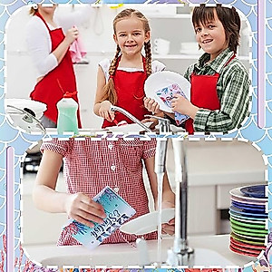 4 Pcs Mermaid Summer Hand Towels Gnome Kitchen Towels Housewarming Towels Set 16 x 24 Inch Absorbent Drying Dish Cloths Tea Towel Housewarming Gifts Decorations for Home Bathroom Drying Dishes