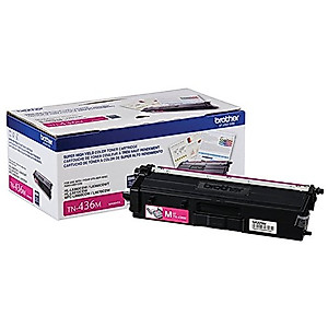 Brother TN436BK, TN436C, TN436Y, TN436M 4-Color Super High Yield Toner Cartridge Set