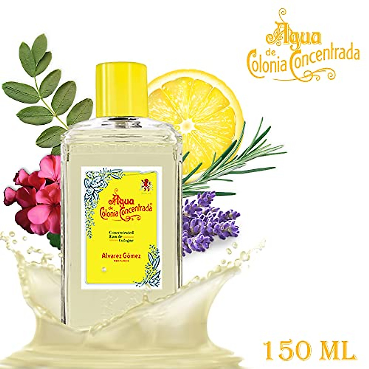 Alvarez Gomez Agua de Colonia Concentrated Eau de Cologne Spray, 5.0 Ounce