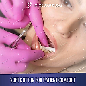 800 Count Dental Gauze Rolls - Dental Cotton Rolls for Mouth - Nose Bleed Plugs for Kids or Adults - Highly Absorbent Nose Bleed Stopper & Mouth Gauze - Non Sterile 1.5 Inch Rolled Cotton Pads
