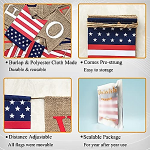 Uniwish Patriotic Welcome Home Banner Military Homecoming from Deployment Welcome Back Home Decorations Red White and Blue Theme Party Supplies