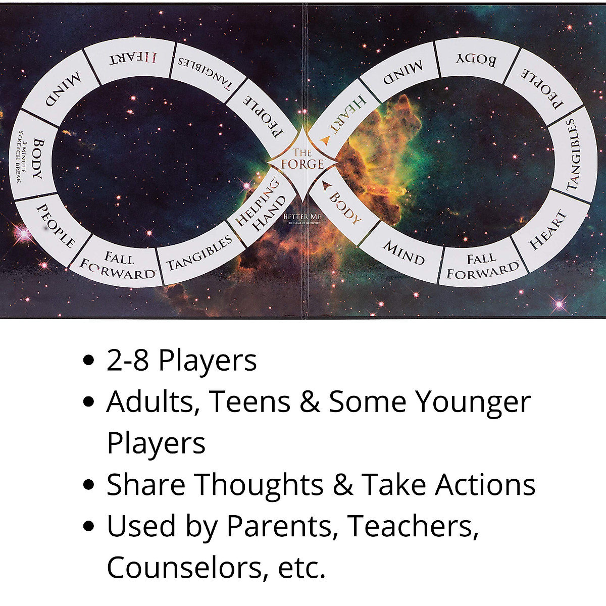 Better Me Self Improvement Game - Board Game for Couples, Friends or Family Games Night, Self Help Group Therapy Games, Counseling Games for Teens, Relationship Date Night Ideas