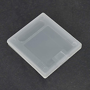 WICAREYO 10pcs Clear White Game Cartridge Protection Case for Gameboy Color GBC