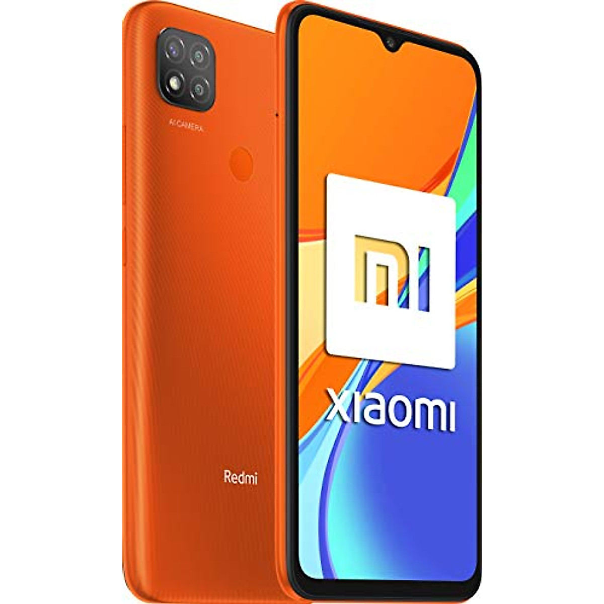 Xiaomi Redmi 9C - Smartphone 6.53 ", 3 GB + 64 GB, Dual Sim, Android 10.0, Arancione (Sunrise Orange)
