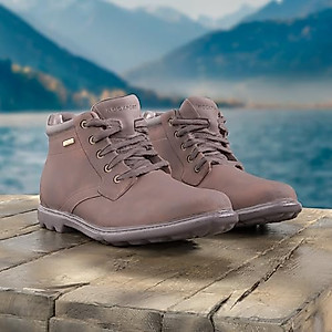 Rockport mens Storm Surge Water Proof Plain Toe chukka boots, Tan, 9.5 W US