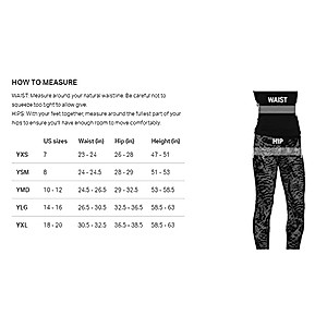 Under Armour girls Motion Leggings , Black (001)/White , Youth Small