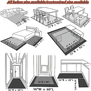 YJDRUG Abstract Striped Area Rug,3x5ft, Optical Illusion Decorative Indoor Rug, Modern Abstract Rug for Bedroom, Living Room Hallway Entrance Non-Slip Washable Rug