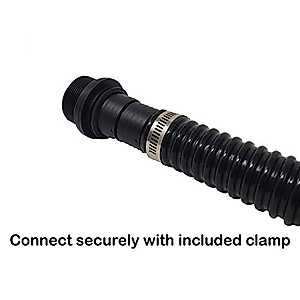 Sealproof Pond Tubing Pump Fitting, 30 Configurations, Works with Most Pumps, Fish Safe, Black