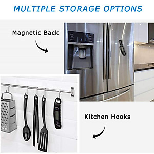 Digital Kitchen Thermometer for Bread, Candy, Yogurt, Liquids, Baking, BBQ Meat - Instant Read, Waterproof Magnetic Body and Wireless Large Probe with a Bottle Opener and Backlit Dial