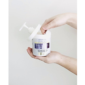 Advanced Clinicals Hyaluronic Acid Body Lotion & Face Moisturizer W/Vitamin E | Hydrating Dry Skin Firming Lotion Minimizes Look Of Wrinkles, Stretch Marks, & Crepey Skin | Skin Care Products, 2pc