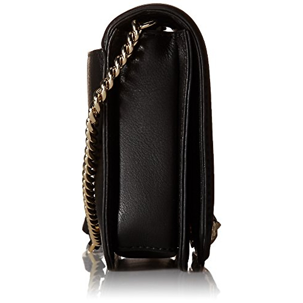 Rebecca Minkoff womens Chevron Quilted Small Love Crossbody, Black, One Size US