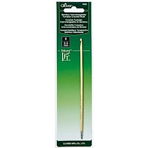 Clover Takumi Bamboo Interchangeable Tunisian Crochet Hook