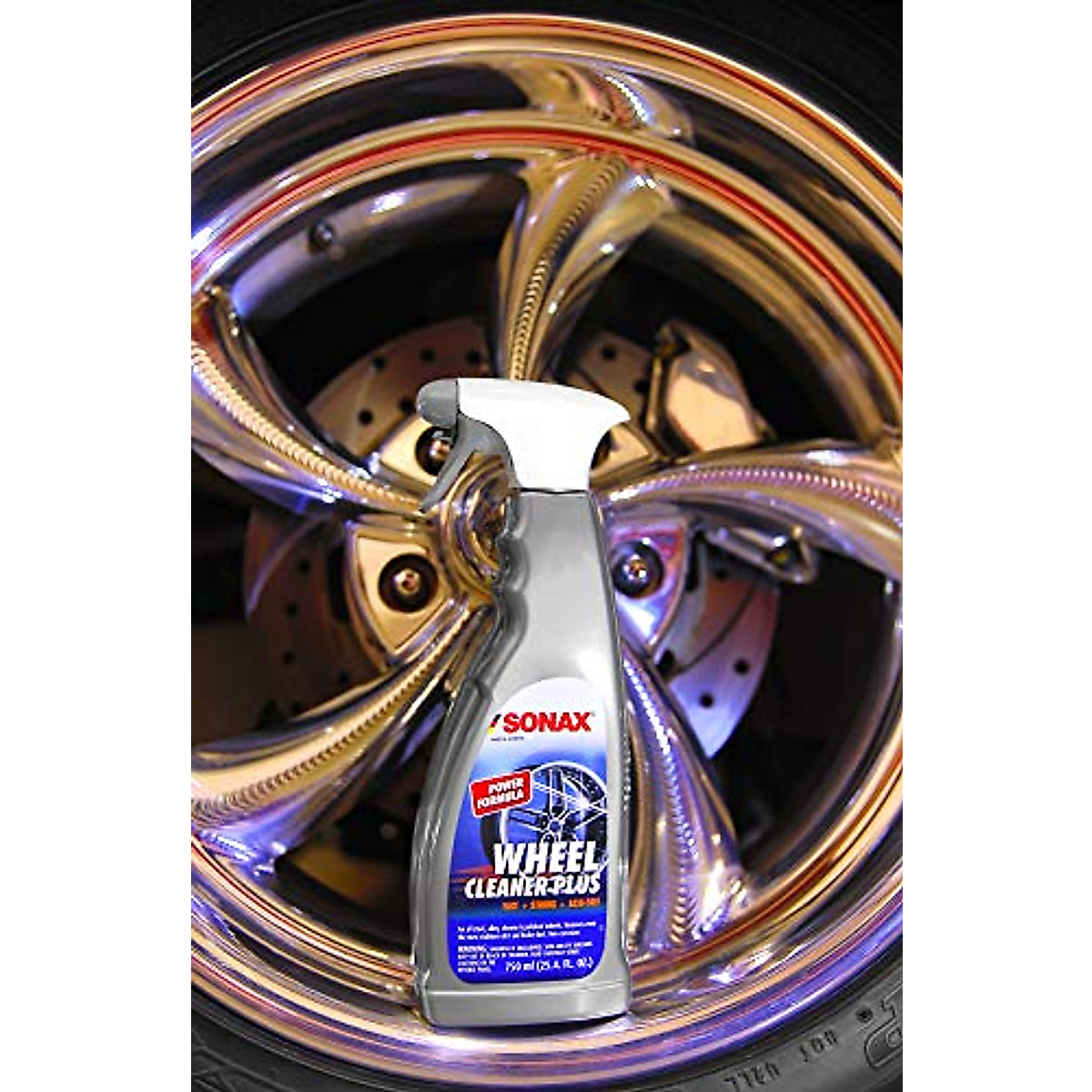 Sonax Wheel Cleaner Plus (230400), Rim Cleaner, Color Changing Wheel Cleaner, Break Dust Cleaner, 750ml / 25oz