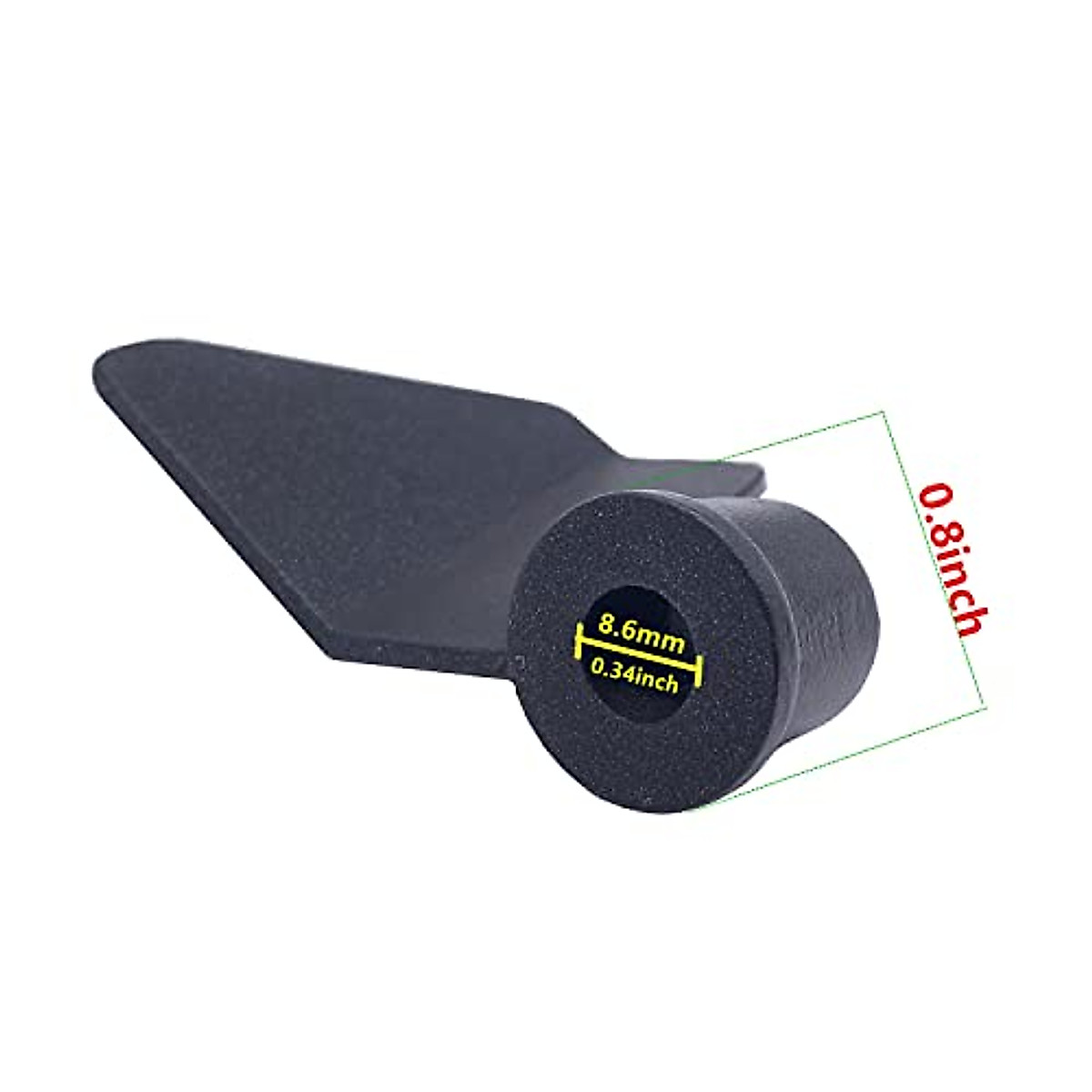 2 Pack Bread Maker Paddle, Non-stick Breadmaker Kneading Blade Part Mixing Paddle Replacement for Breadmaker Machine Kitchen Appliance Parts Stirring Paddle