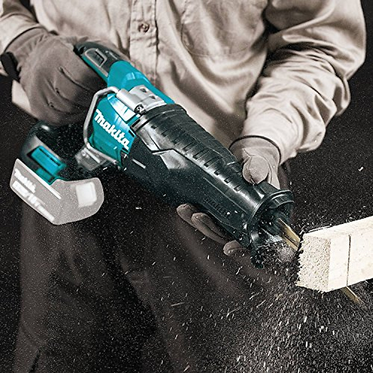 Makita XRJ05Z-R 18V LXT Brushless Lithium-Ion Cordless Reciprocating Saw (Tool Only) (Renewed)