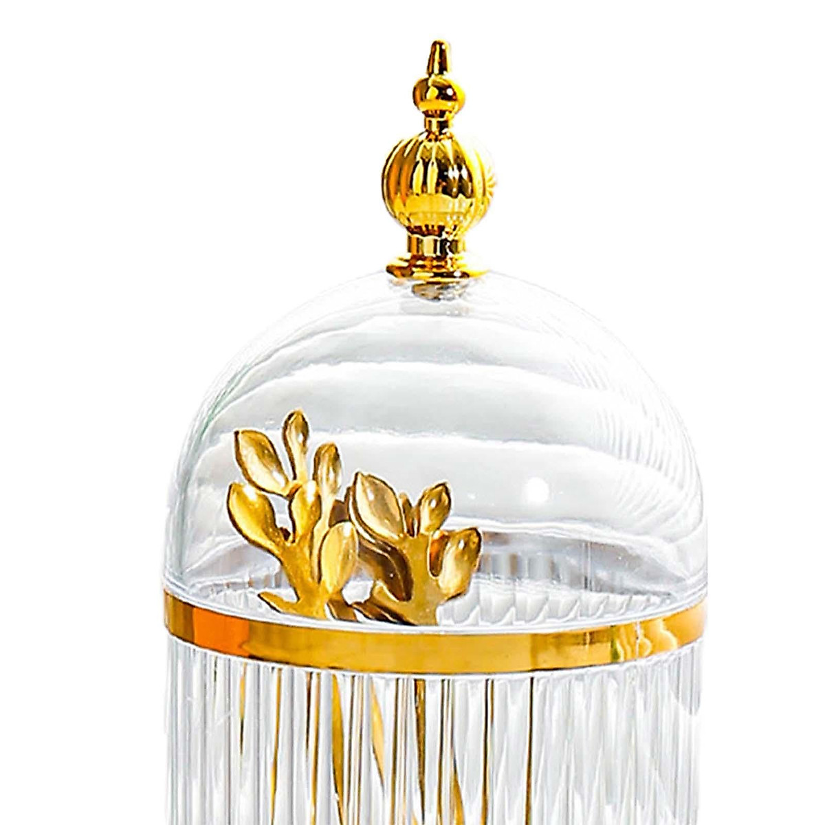 ＫＬＫＣＭＳ Tableware Holder, Utensil Holder with 5 Fork, Dessert Fork Holder, Coffee Spoon Dessert Fork Holder for Kitchen, Coffee, Bar, Home Decor , Clear