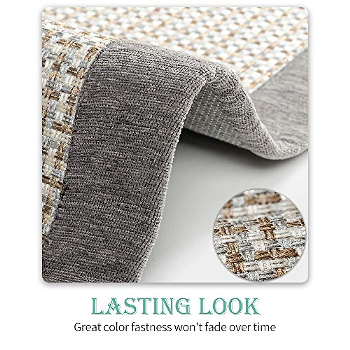 AMOAMI Kitchen Rugs and Mats Non Skid Washable, Absorbent Rug for Kitchen, Large Kitchen Floor Mats for in Front of Sink, 2 PCS Set 20"x32"+20"x48"