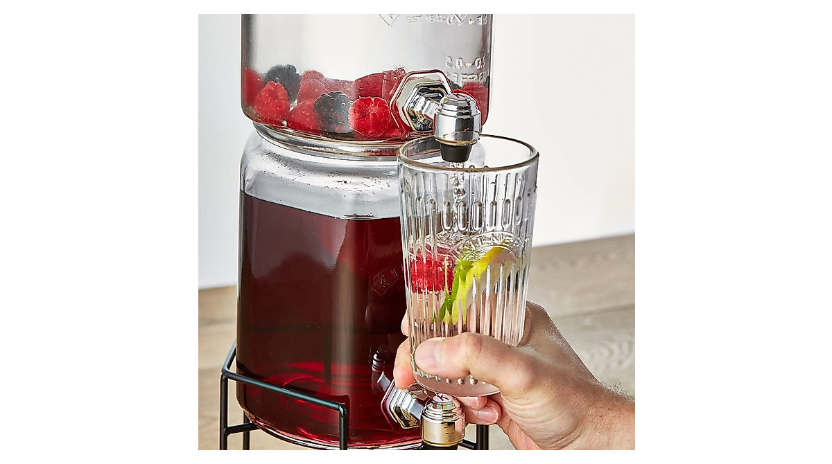Kilner Stackable Jar Set with Dispensing Taps - 5.2L