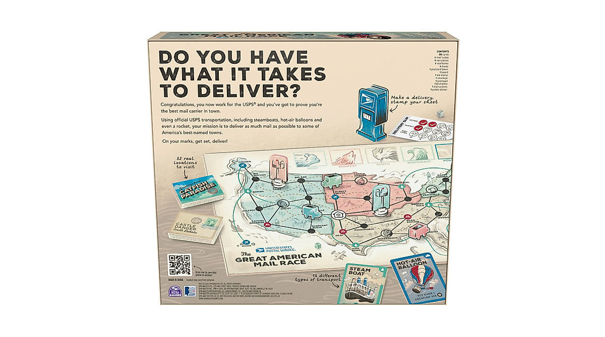 USPS Family Mail Race Game - Kids & Adults Fun Strategy Game