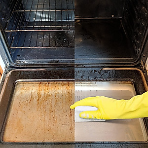 Melamine Foam, 10Pack Melamine Sponge, Magic Sponge Eraser in Bulk Sheets, Bathroom Oven Shower Glass Dishes Stove Top Kitchen Sinks Bathtub Wall Tile Baseboard Sneakers Shoe Cleaner, Not Easily Rip